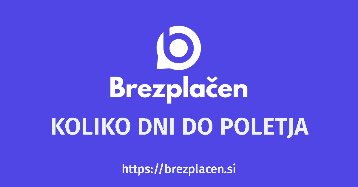 Koliko dni do poletja 2026 - Brezplačen